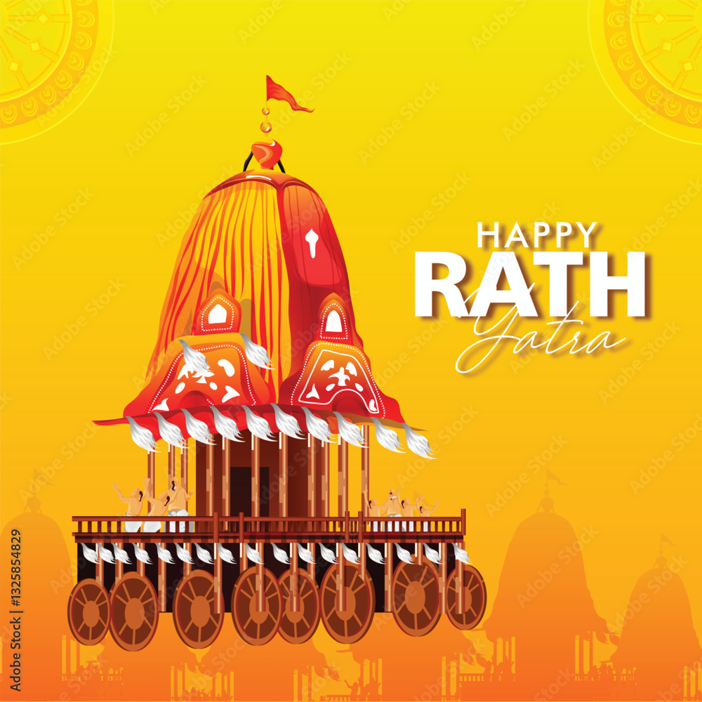 Indian festival Ratha Yatra of Lord Jagannath, Balabhadra and Subhadra ...
