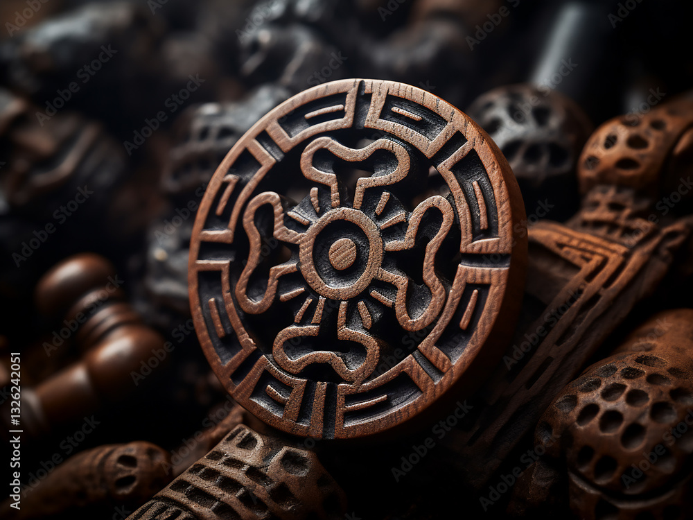 West African adinkra symbols create meaningful patterns that express ...