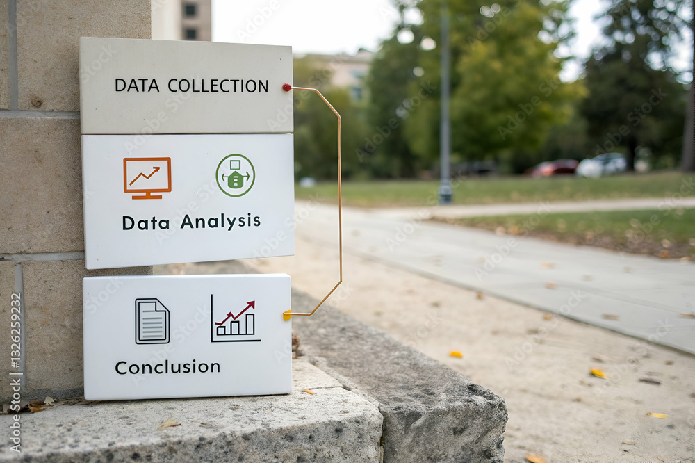 qualitative research, Information Signage Displaying Data Collection ...