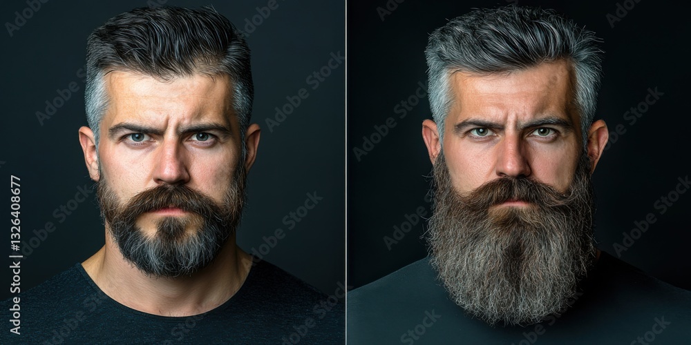 Zdjęcie bez tantiem: Different Types of Beards for Men: Color and ...