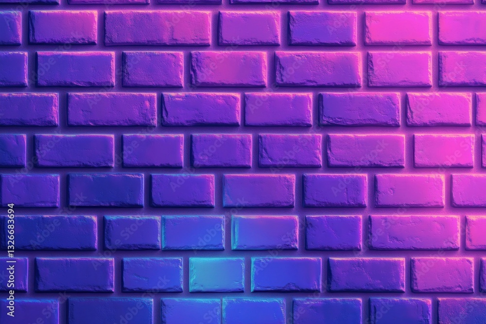 Normal Map Seamless Texture of Brick Subway Tile Pattern Glossy 3D Bump ...