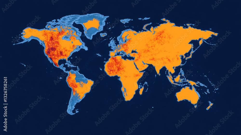 satellite heat map of tectonic activity highlights earthquake prone ...