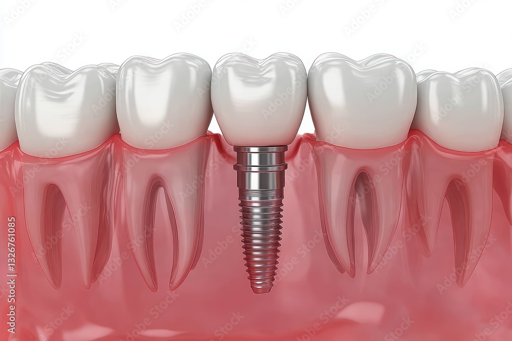 Dental Implant Procedure for Molar Teeth with Anatomical Details and ...