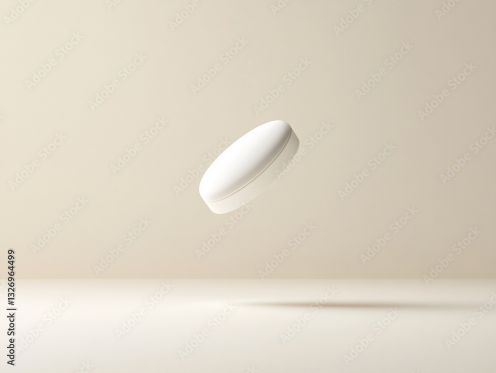 Minimalist floating white object studio product photography clean ...