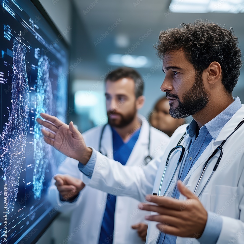 Modern Medical Display Interactive Research Team Based Discussion And ...