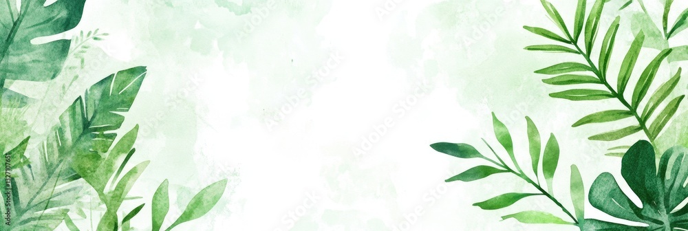 Come And Worship. Religious Green Watercolor Border with Christian ...