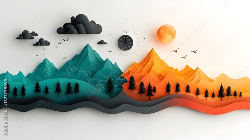 Visually Striking Carbon Cycle Diagram Highlighting Earth s ...