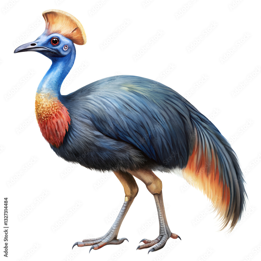 Cassowary bird isolated on transparent background. PNG Stock ...
