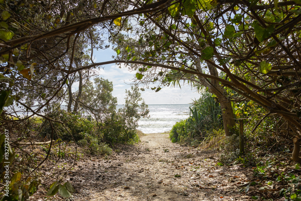 Entrance to Kingscliff Beach after erosion and storm damage from ...