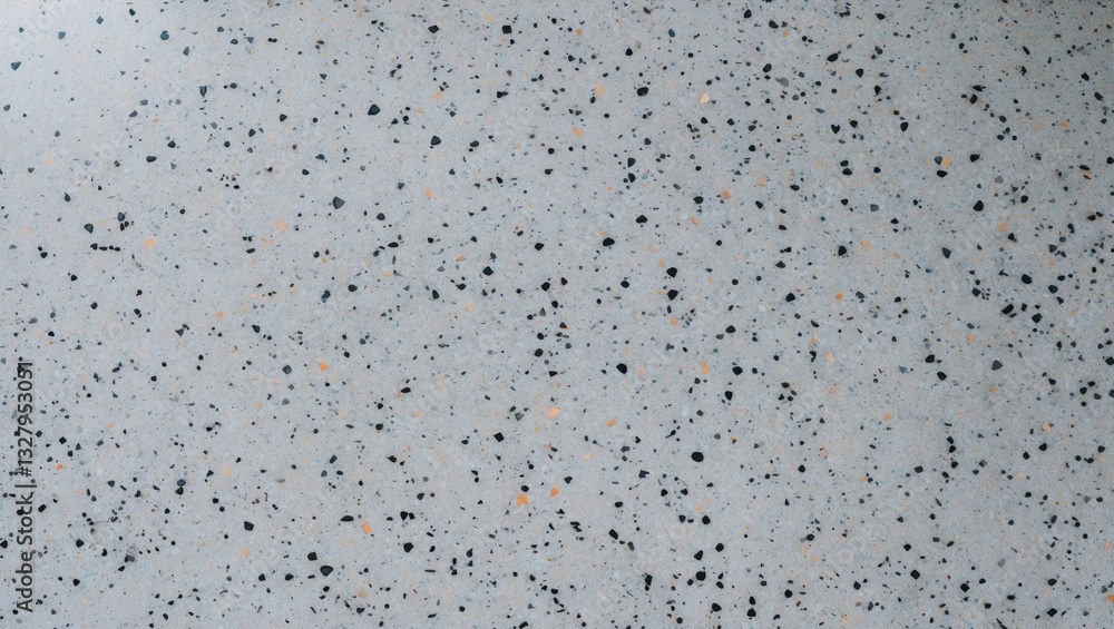 Modern terrazzo flooring features a marble stone wall texture creating ...