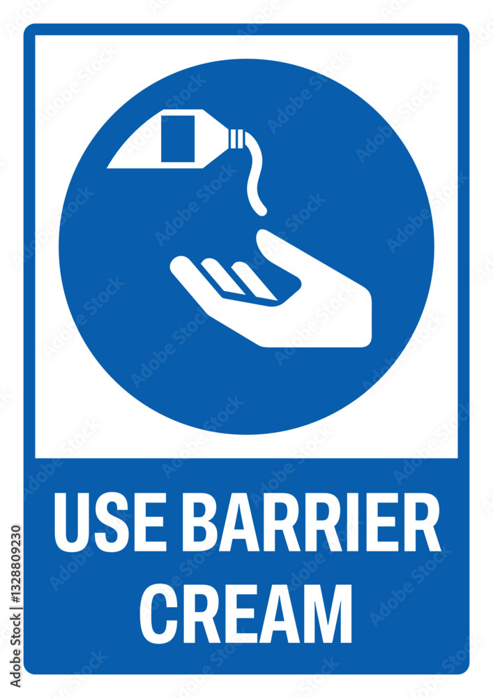 mandatory safety signs v2 uppercase text_use barrier cream_portrait ...