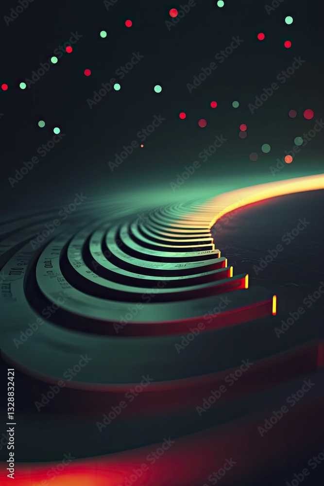 Elegant visual representation of modern currency symbols, blending ...
