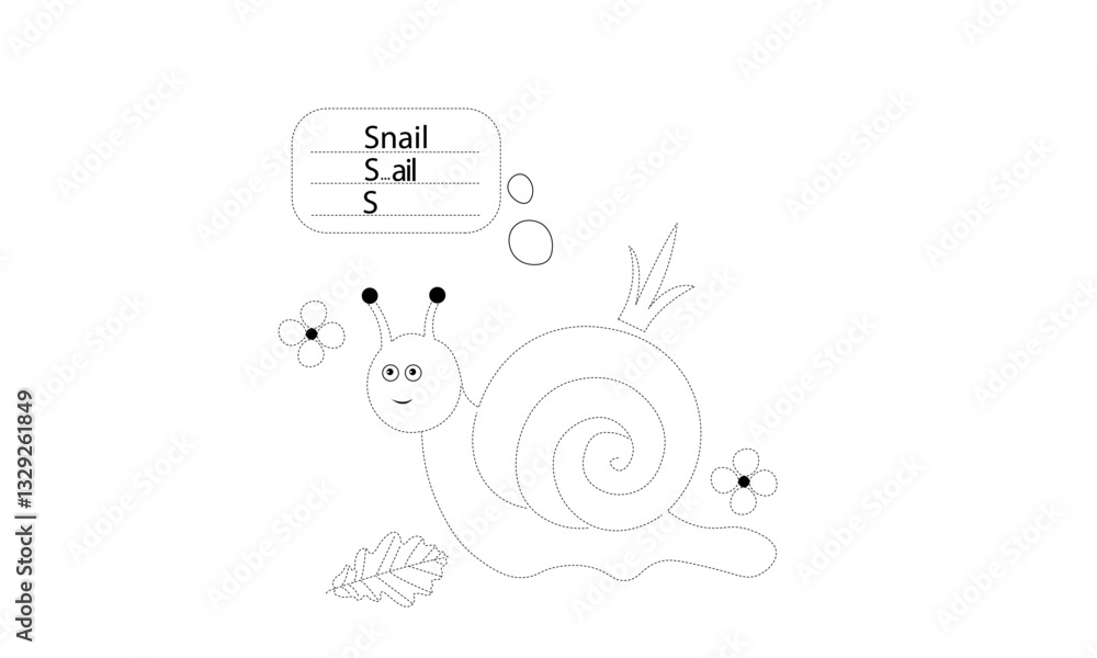 funny snail cartoon coloring page ABC Connect the Dots Coloring Pages ...