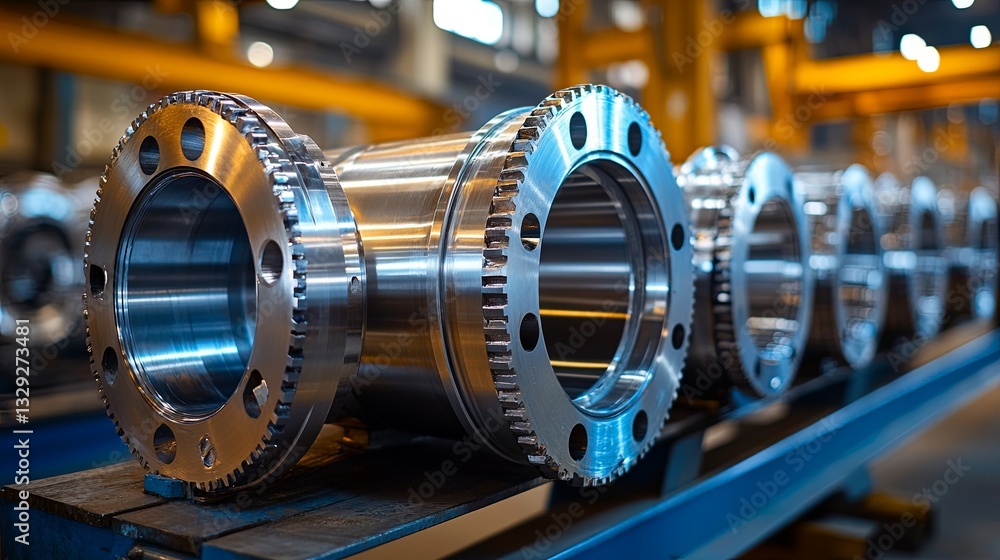 Stainless steel piping components, including flange valves, featuring ...