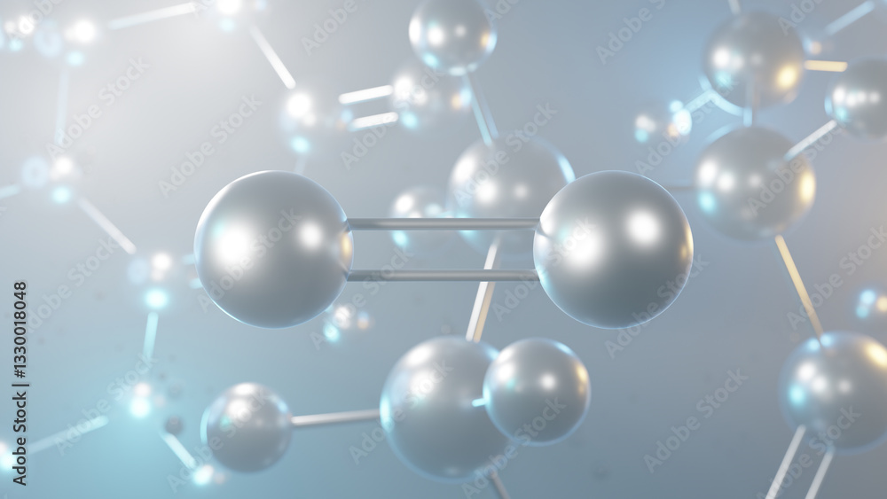 calcium oxide molecular structure, 3d model molecule, e529 structural ...