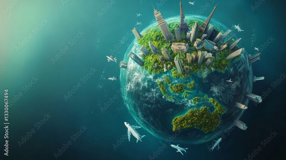 Explore the world tour gigapixel globe adventure global experience ...