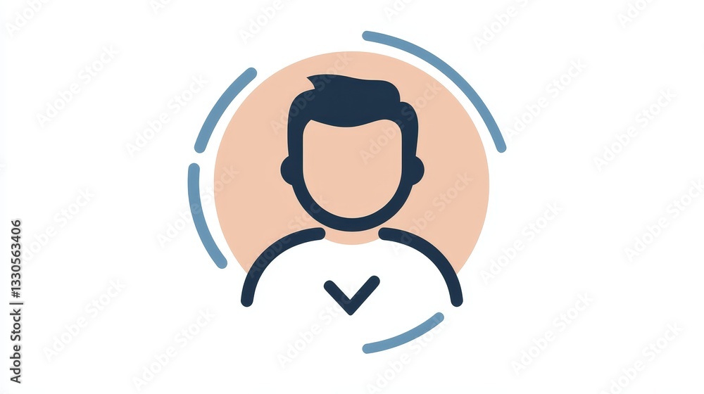 Checkmark icon to show a user's profile is verified and authorized to ...