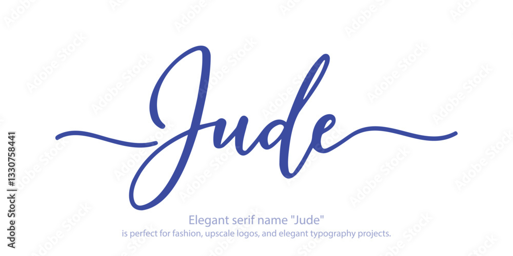 Elegant serif name "Jude" a sophisticated and timeless typeface ...