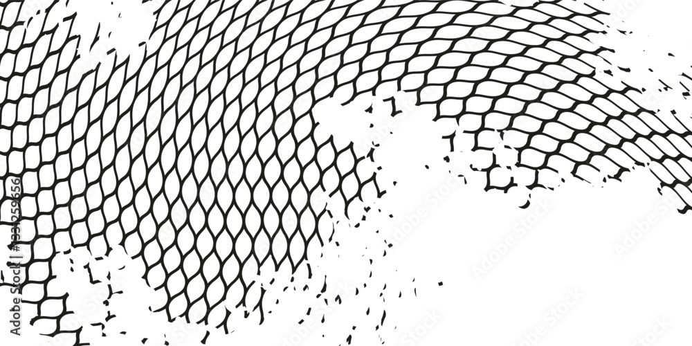 Black snake skin pattern isolated on white background eps 10 Stock ...