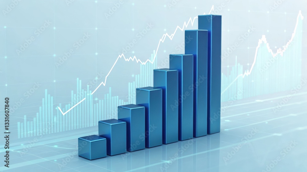 Growth Chart Visualization: A dynamic growth chart, represented by ...