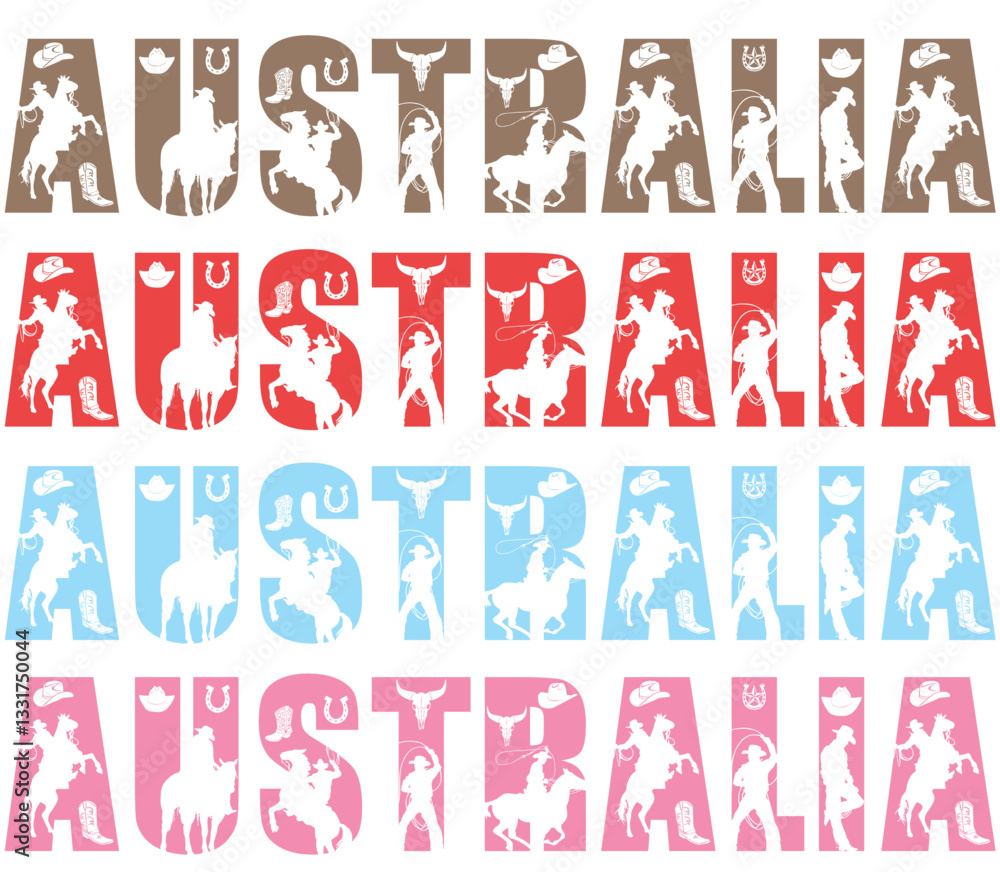 Rustic Western Text Sublimation Clipart Vector Illustration – Vintage ...