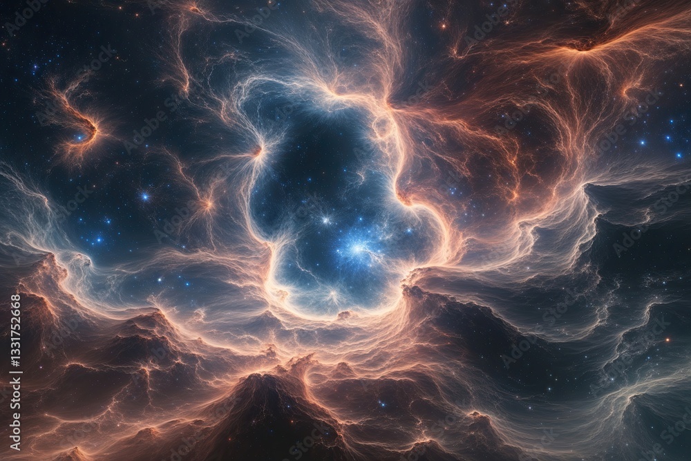 Exploring the Infinite Nebula Web with Equirectangular Projection of ...