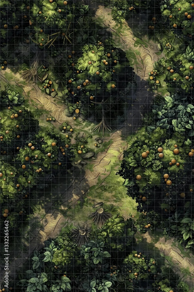 DND battlemaps grid-based fantasy tabletop terrain for role-playing ...