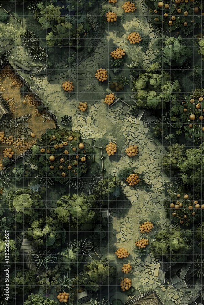 dnd battlemaps grid detailed fantasy map for tabletop gaming versatile ...