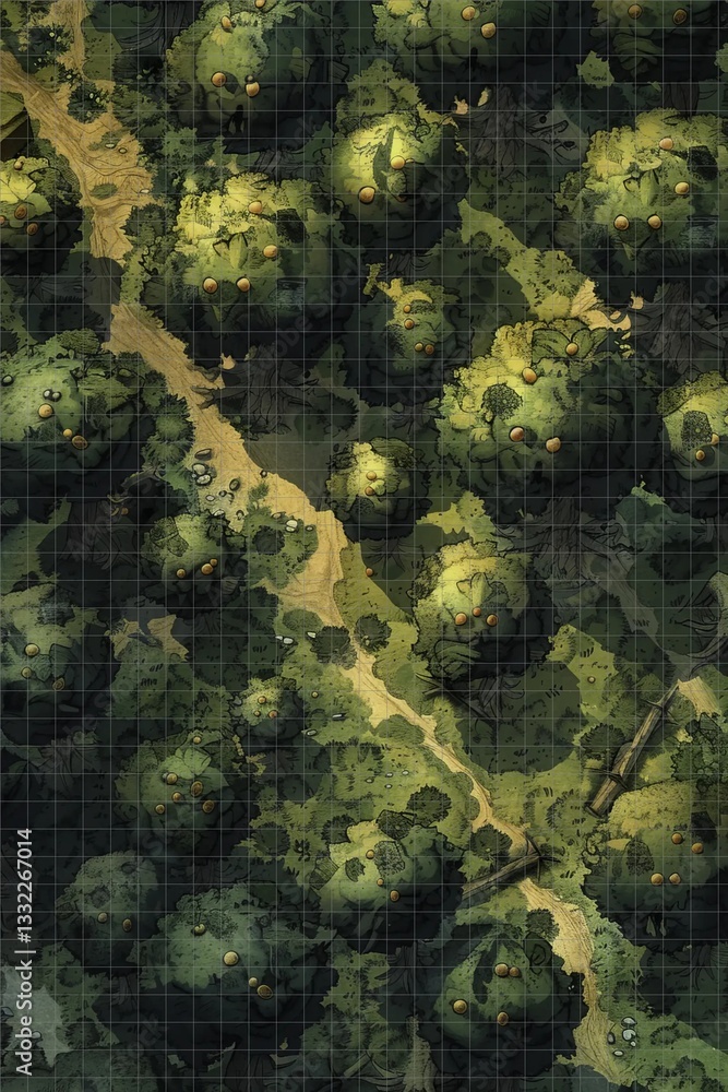 dnd battlemaps gridded fantasy map tactical grid tabletop gaming ...