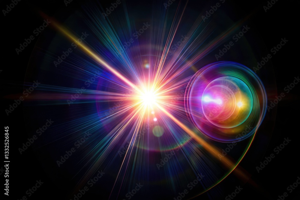 Silhouette Photography: Lens Flare Light Effects, Black Background ...