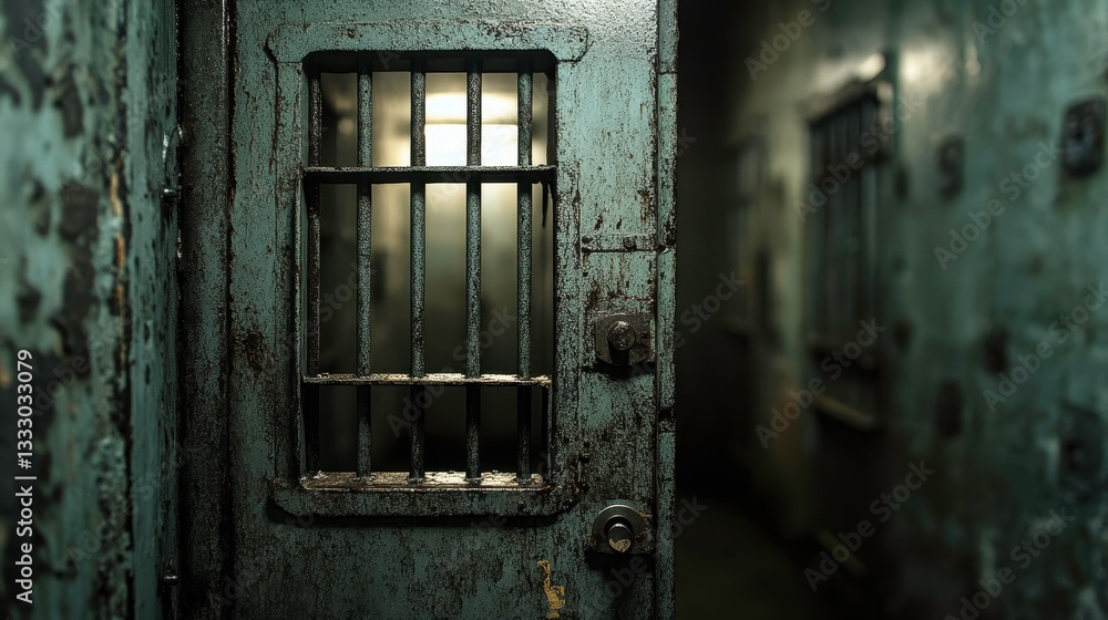 Exploring an abandoned prison cell close-up photography of isolation in ...