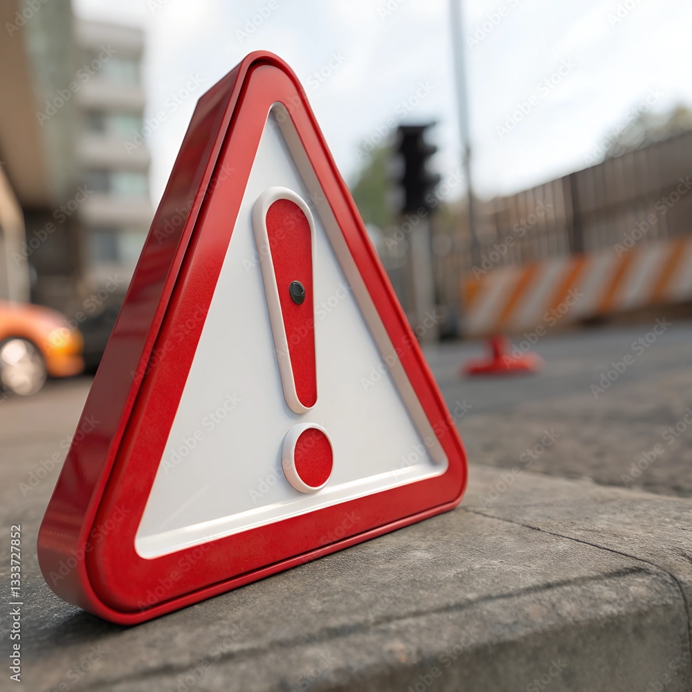 Red warning signs. Important attention danger sign. red warning sign ...