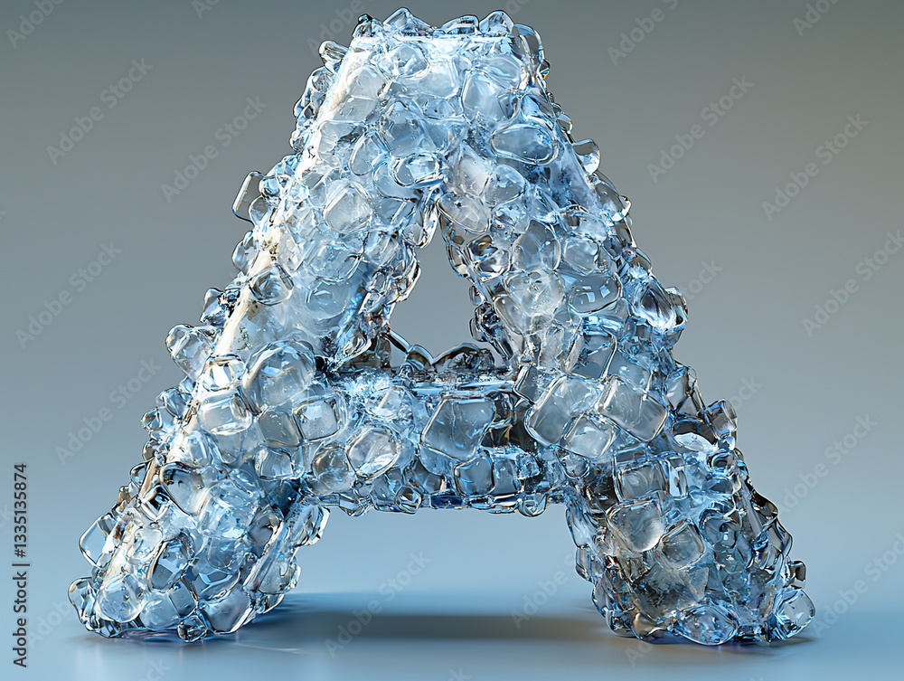 ice, winter, numbers, storm, font, typography, cold, frozen, frost ...