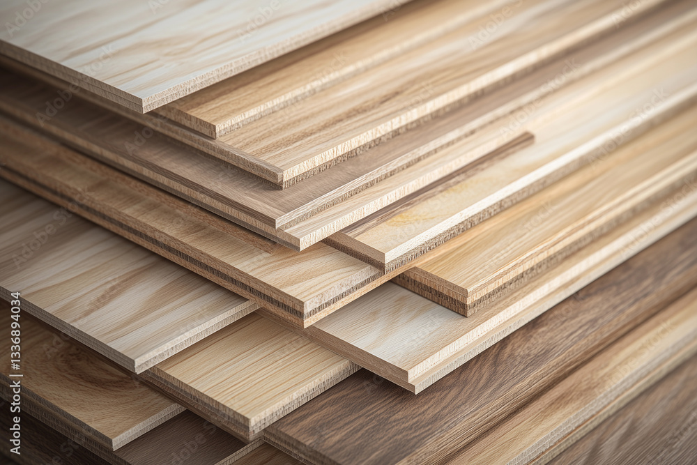 Stacked boards of various sizes showcasing a blend of wood textures for ...
