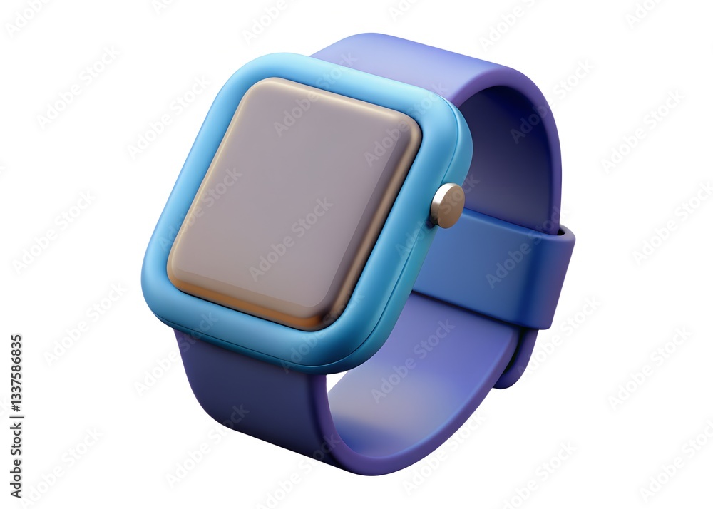 Smartwatch on Display: A sleek and modern smartwatch design is ...