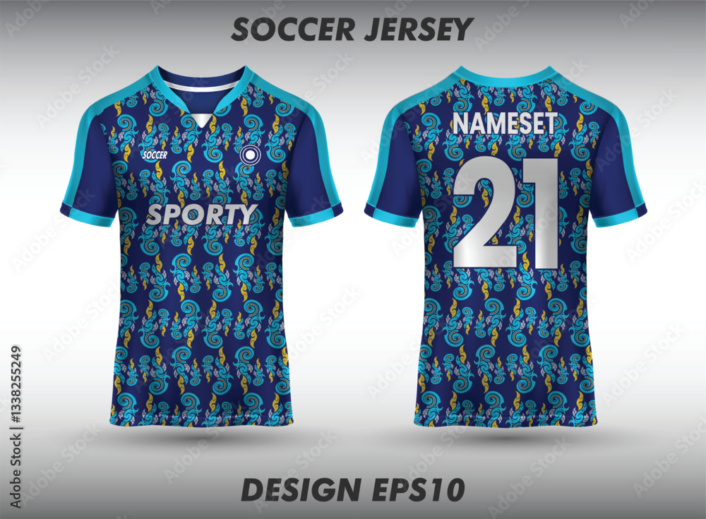 Football jersey design for sublimation jersey template front and back ...