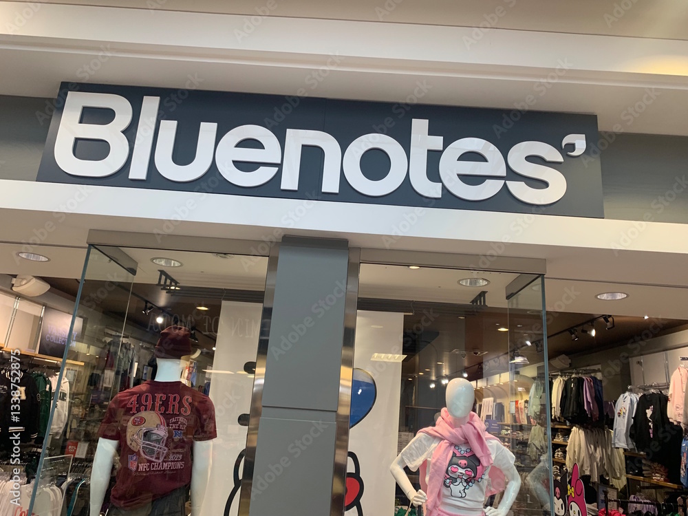 Ottawa, Canada - January 30, 2025: The storefront of a clothing store ...