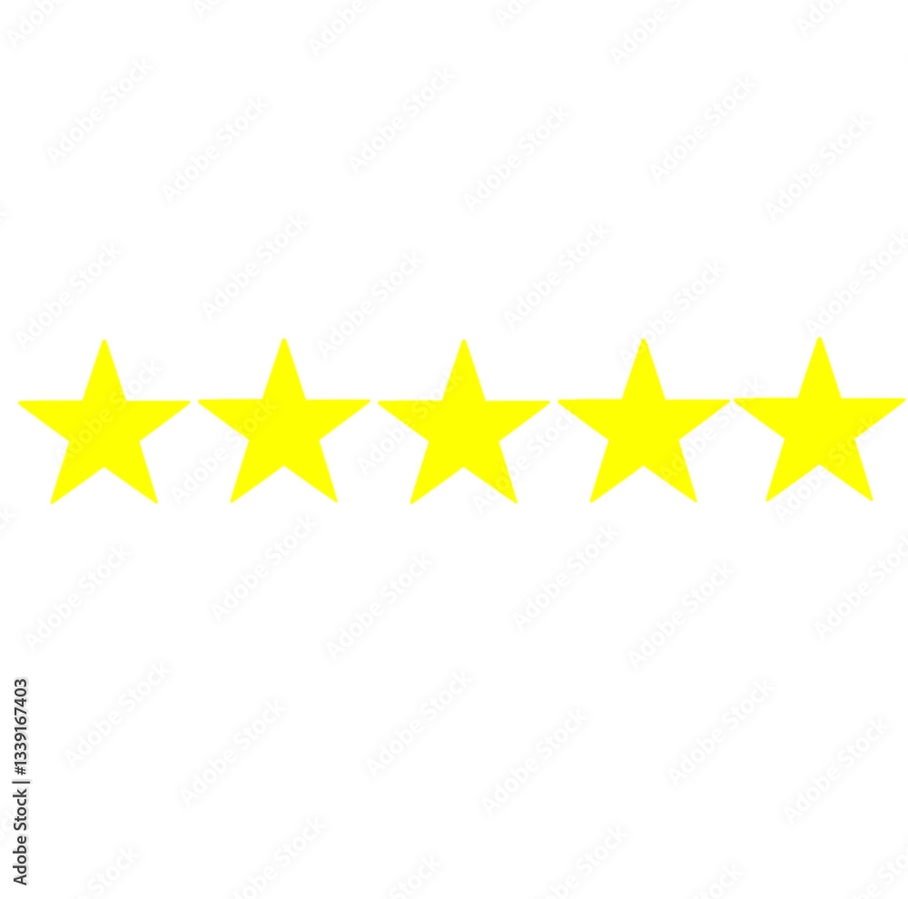 5 Stars Customer Feedback Rating Review Star Five Star Symble,Rating ...