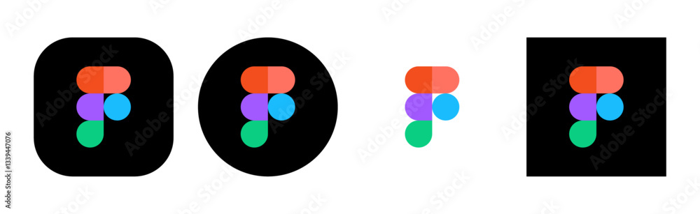 Figma icon set. Figma vector logo png Stock Vector | Adobe Stock