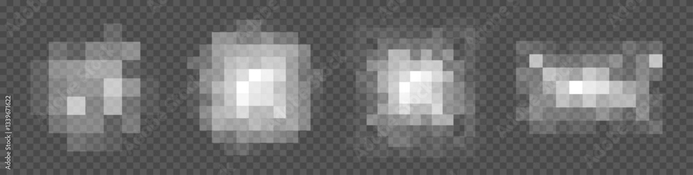 Pixelated blur effect for censoring sensitive explicit content. Common ...