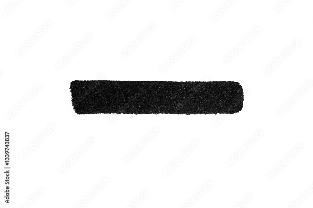redaction texture png isolated brush line marker highlighter Stock ...