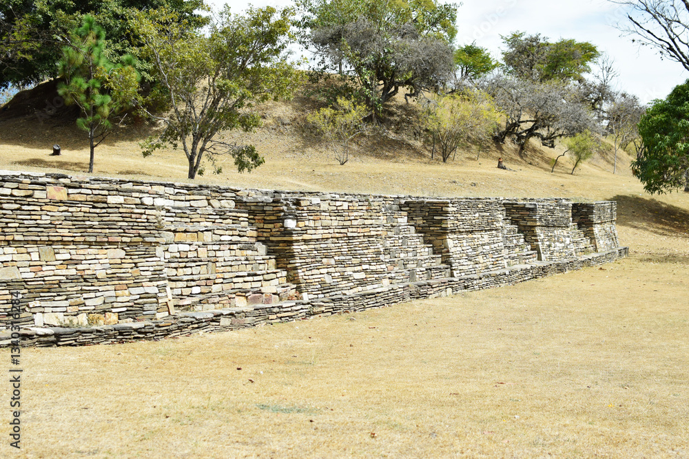 Ruinas de Mixco Viejo, estructuras antiguas en Guatemala. Stock Photo ...