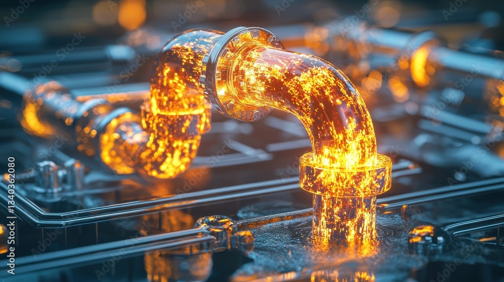 Infrared thermal imaging captures the heat signatures and energy flows ...