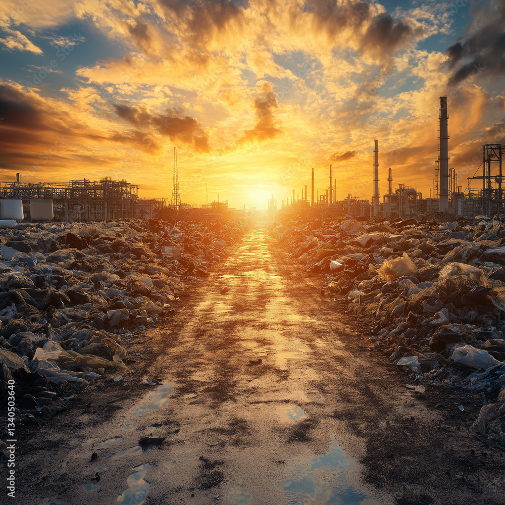 Foto de Stock Methane greenhouse gas. Methane fossil fuels waste ...