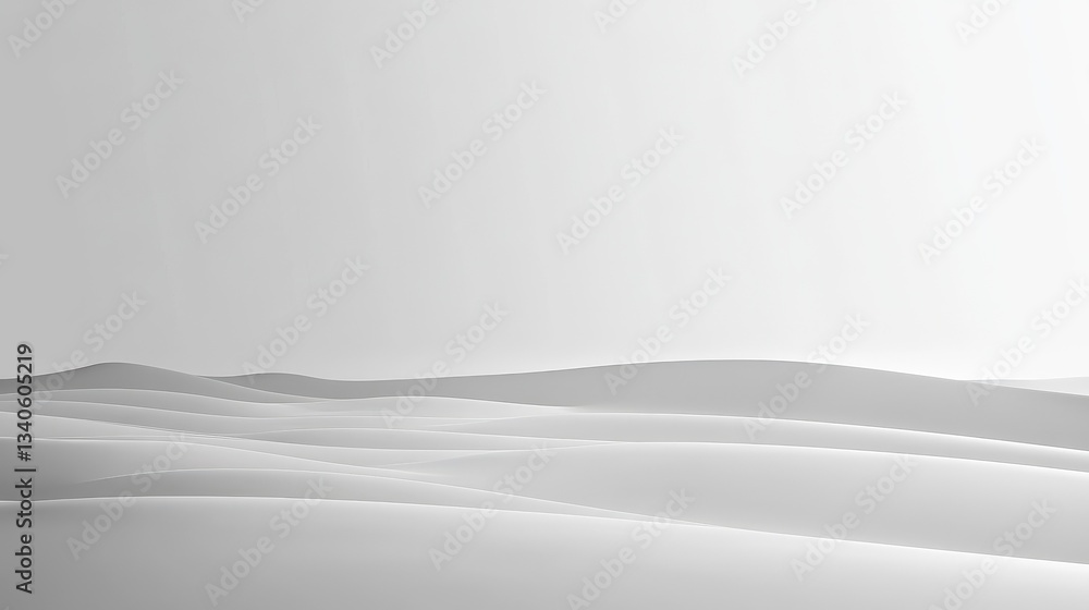 White studio background. Abstract empty room with soft light for ...