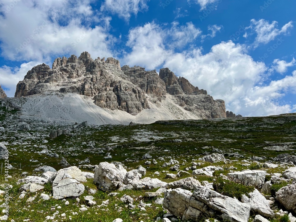 Famous Italian National Park Tre Cime di Lavaredo. Hikes in the ...