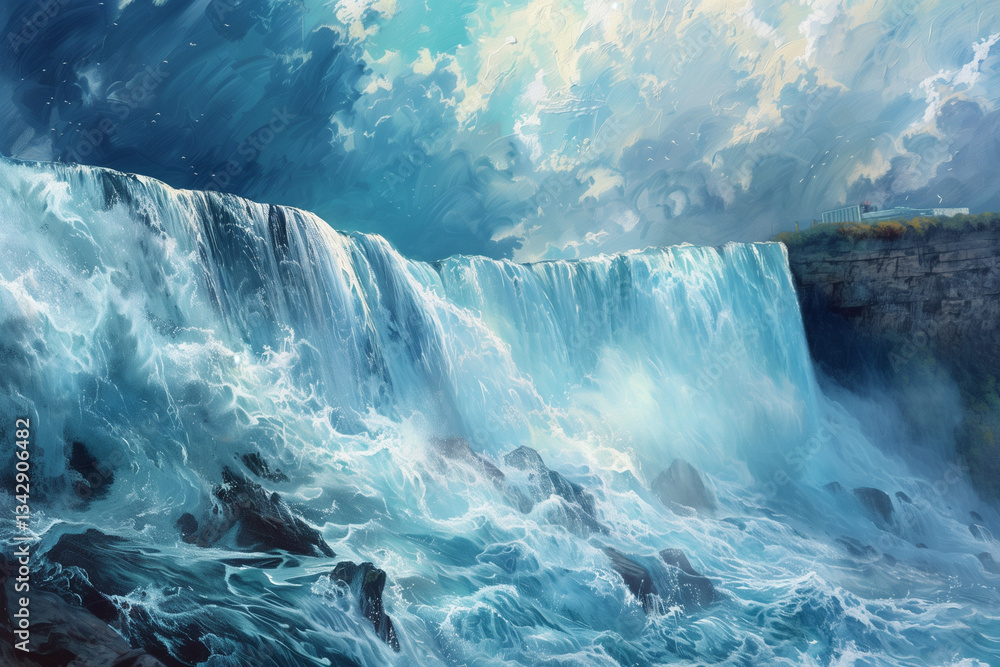 majestic and awe-inspiring Niagara Falls, a testament to shared ...