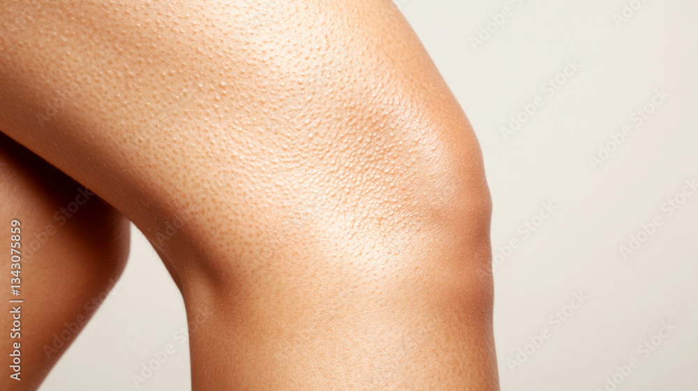 Capturing the intricate detail of goose bumps on a woman's skin ...