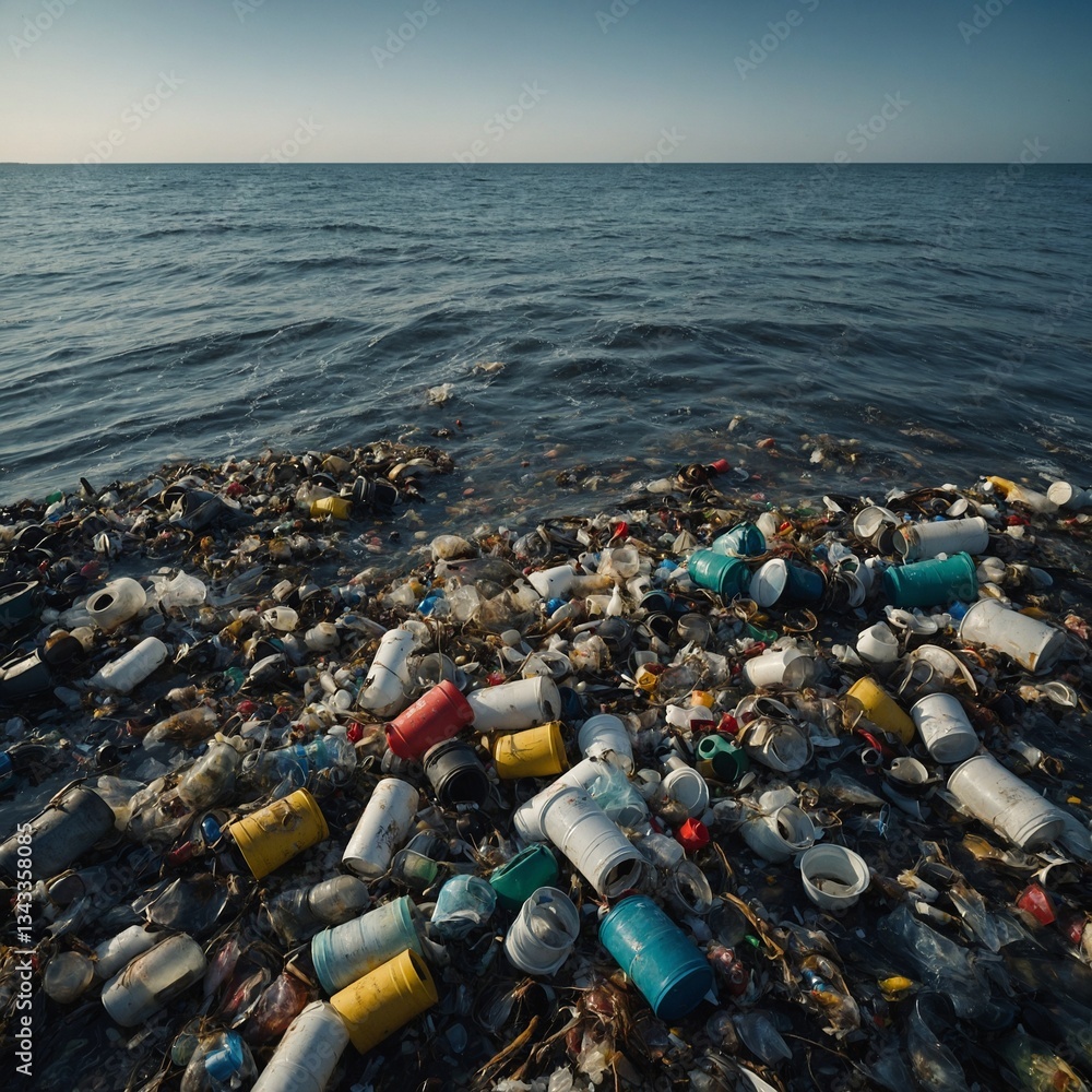 Water pollution crisis: A severe problem of plastic waste, debris, and ...