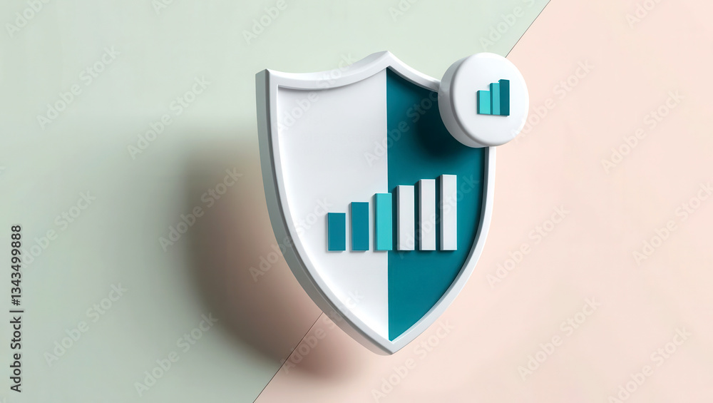 Environmental, Social, and Governance concept. Shield logo with growth ...